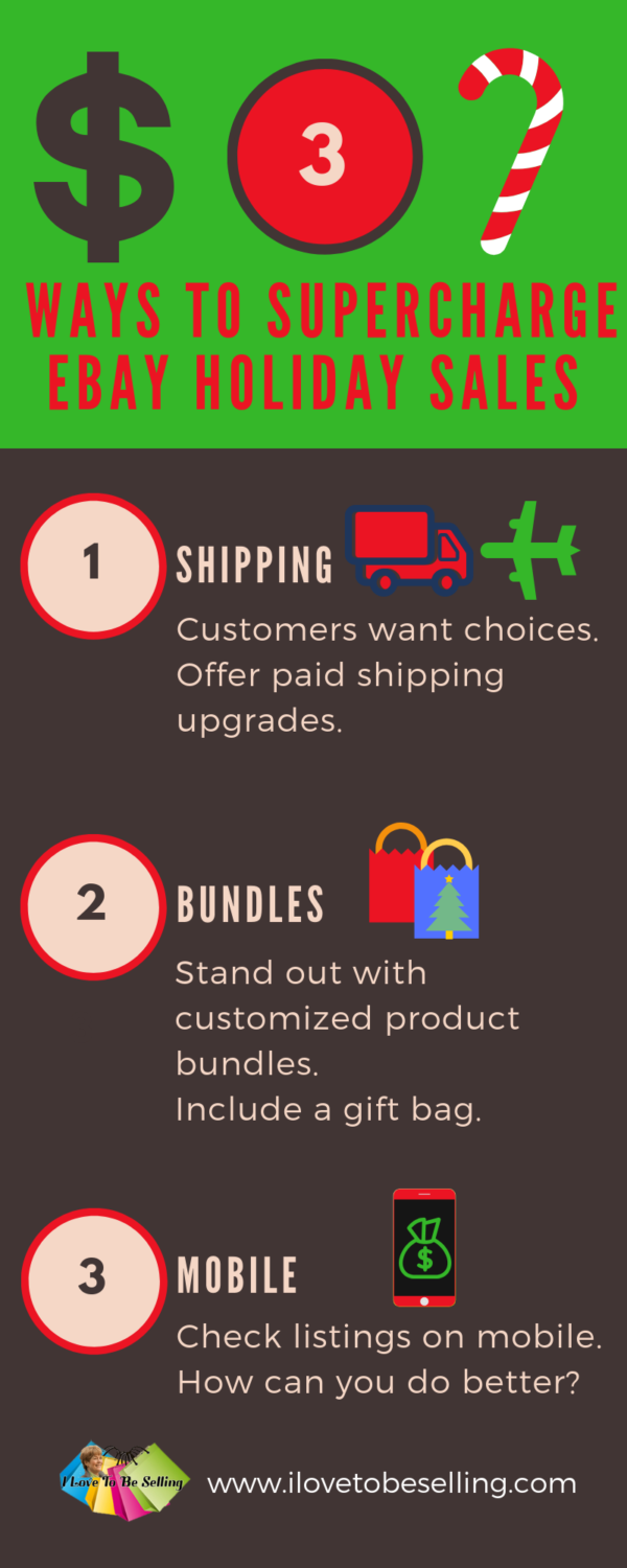 3 Ways To Supercharge eBay Holiday Sales! - I Love To Be Selling